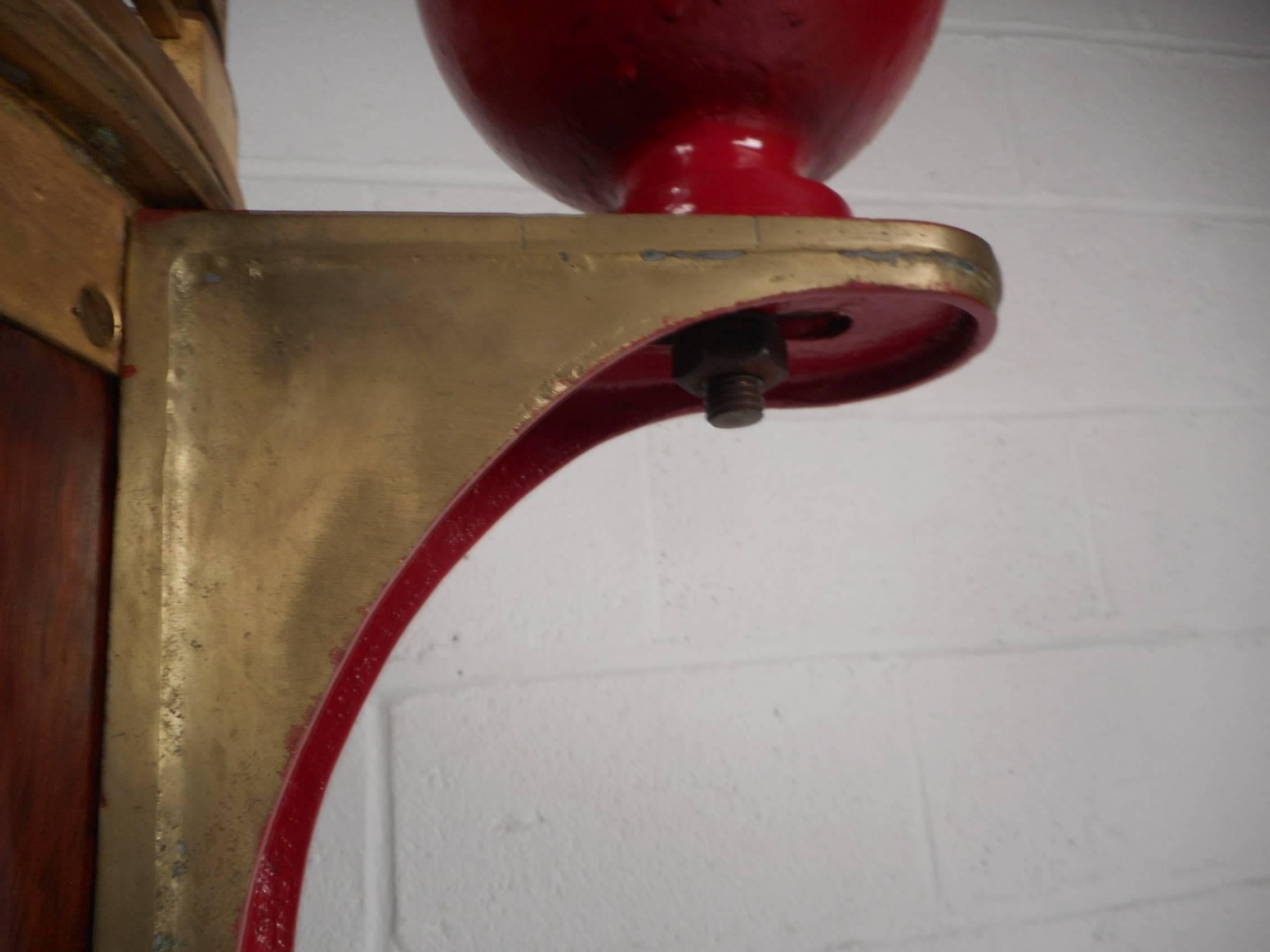 Large Authentic Brass Ship Binnacle Made in Great Britain at 1stDibs