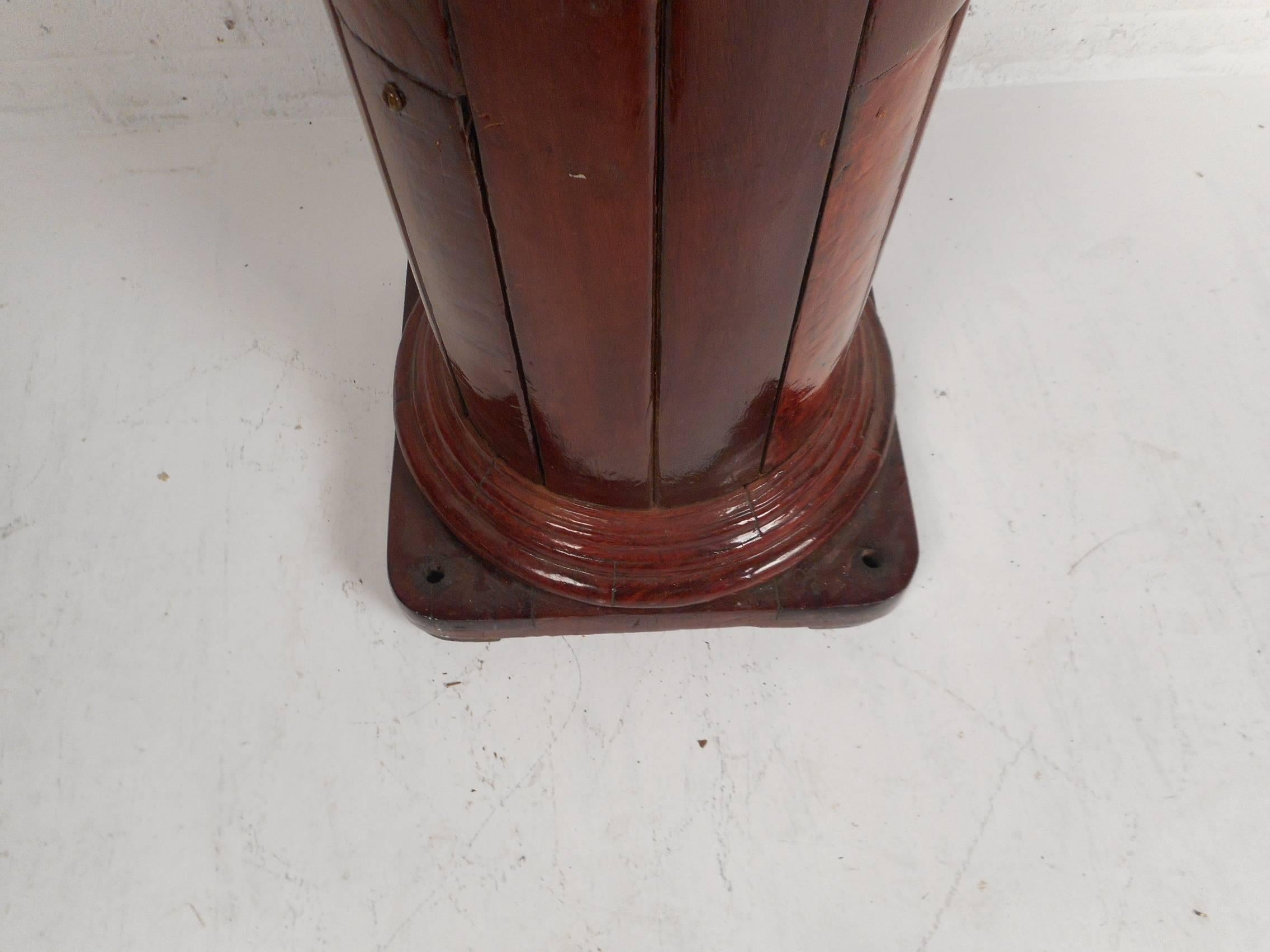 Large Authentic Brass Ship Binnacle Made in Great Britain at 1stDibs