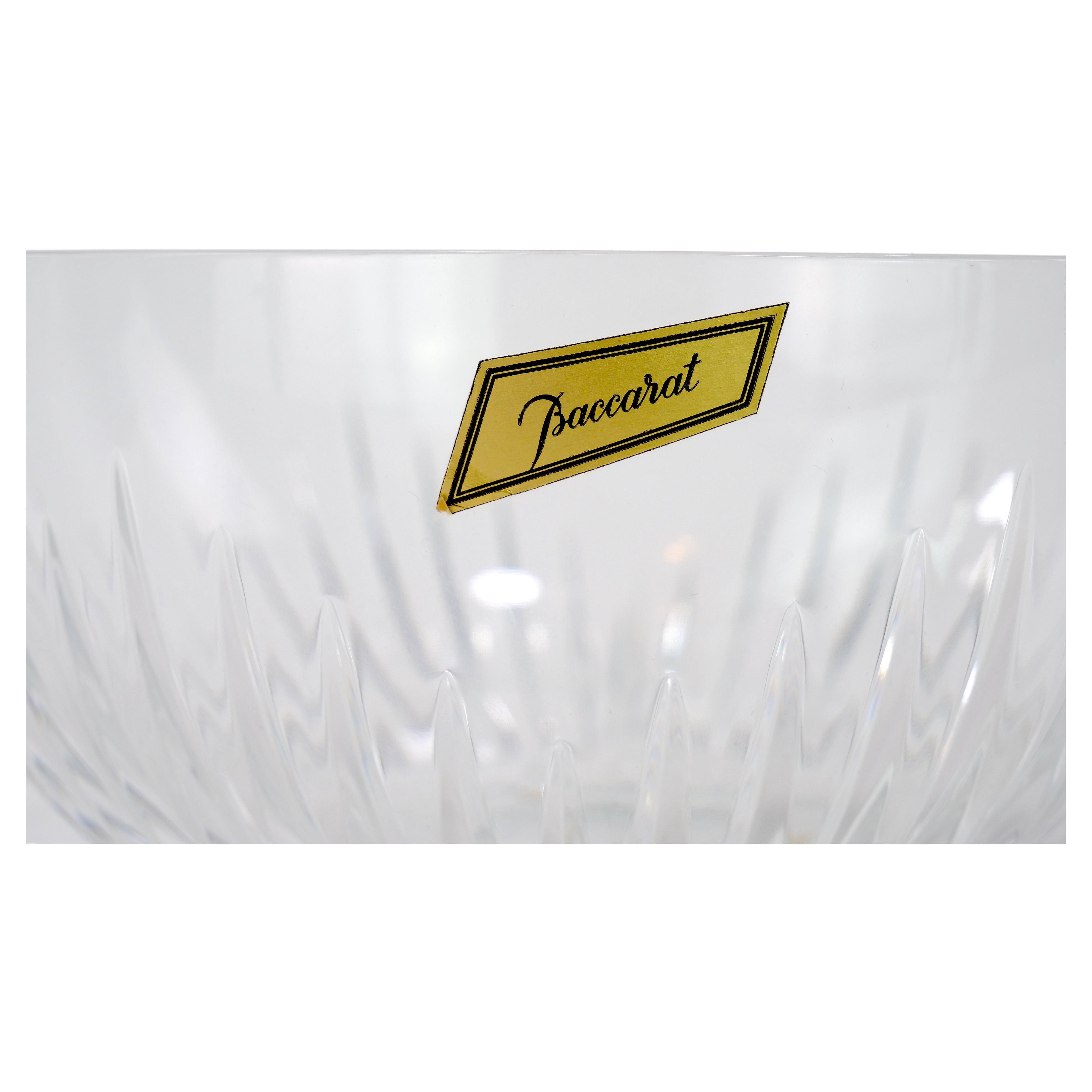 Large Baccarat Crystal Tableware Serving Bowl For Sale at 1stDibs