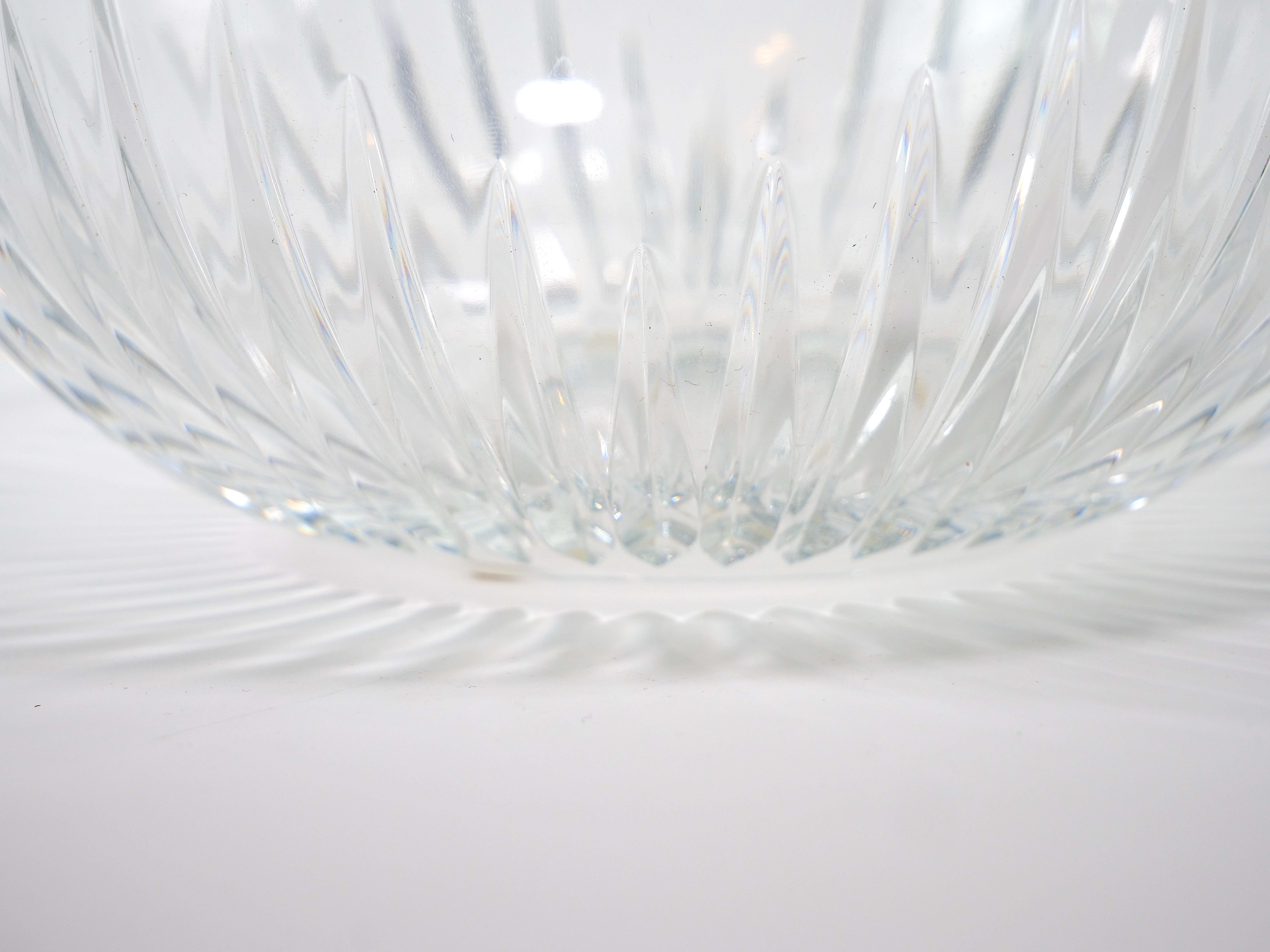 Large Baccarat Crystal Tableware Serving Bowl For Sale at 1stDibs