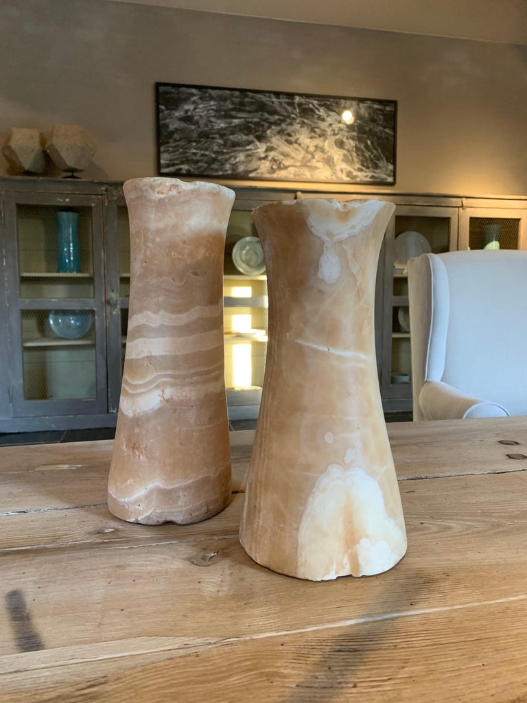 Large Bactrian Bronze Age Alabaster Column Idol For Sale at 1stDibs