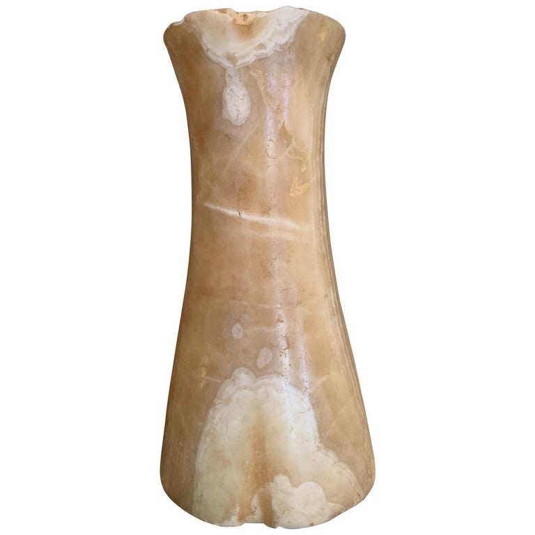 Large Bactrian Bronze Age Alabaster Column Idol For Sale at 1stDibs