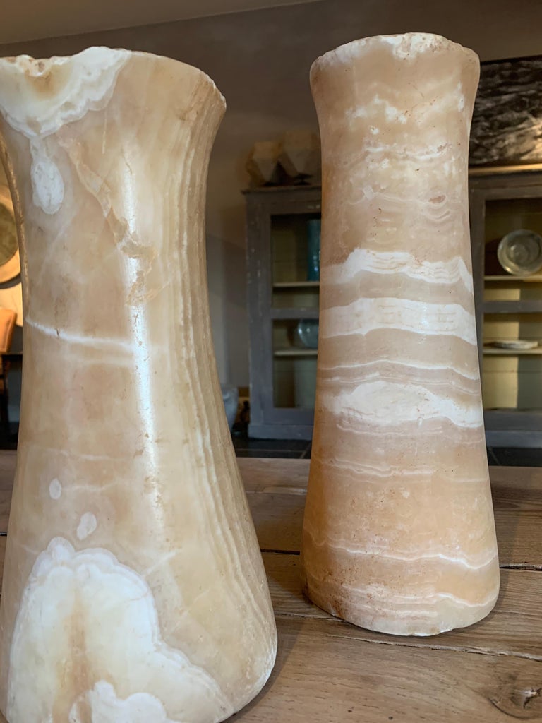 Large Bactrian Bronze Age Alabaster Idol For Sale at 1stDibs