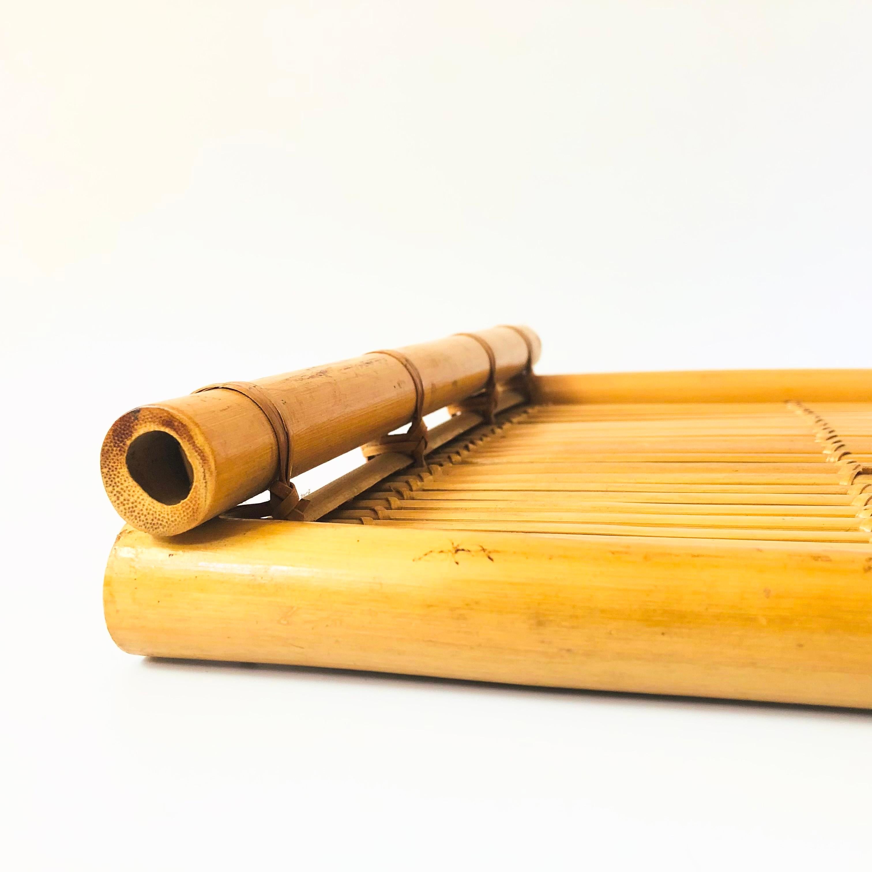 Large Bamboo Tray For Sale at 1stDibs