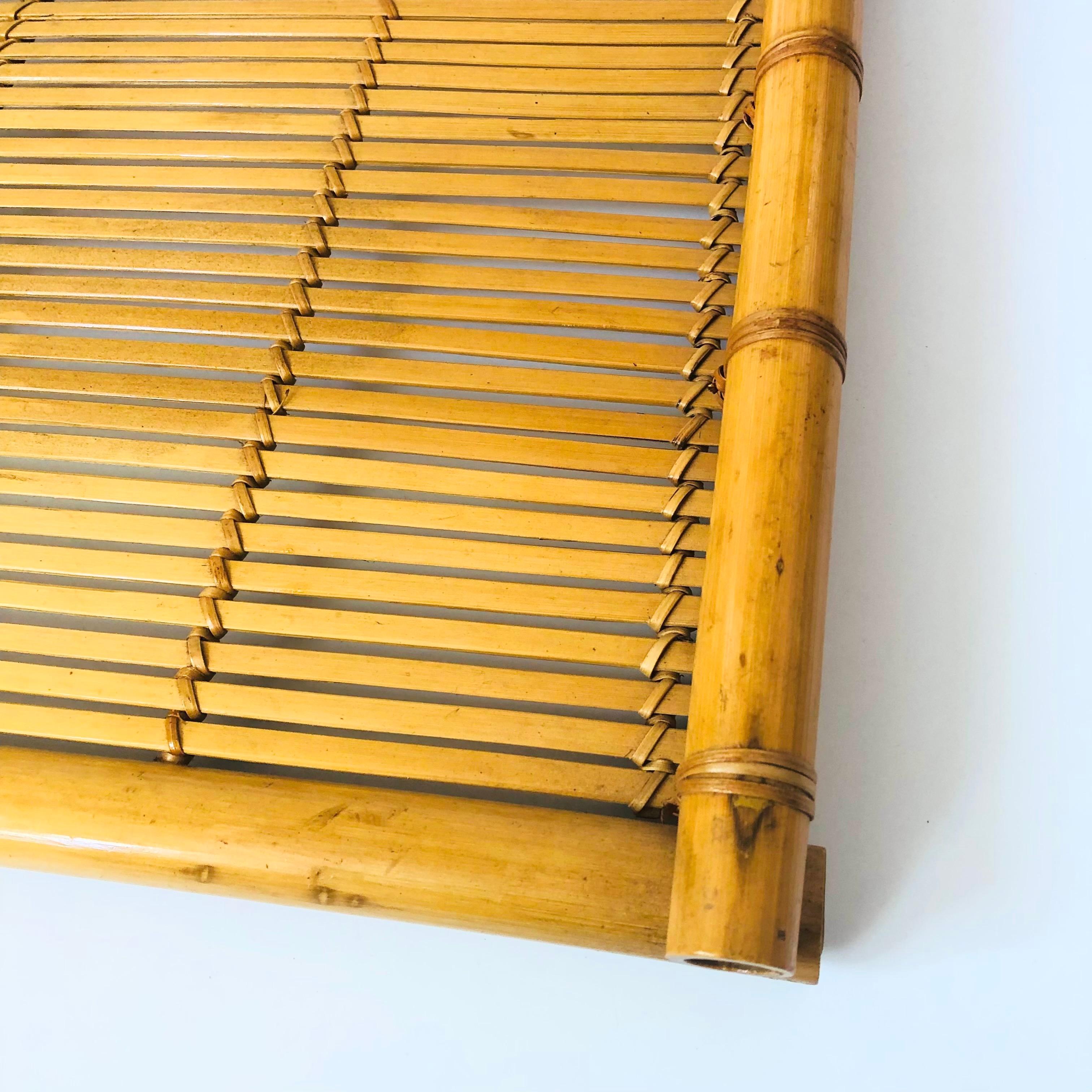 Large Bamboo Tray For Sale at 1stDibs