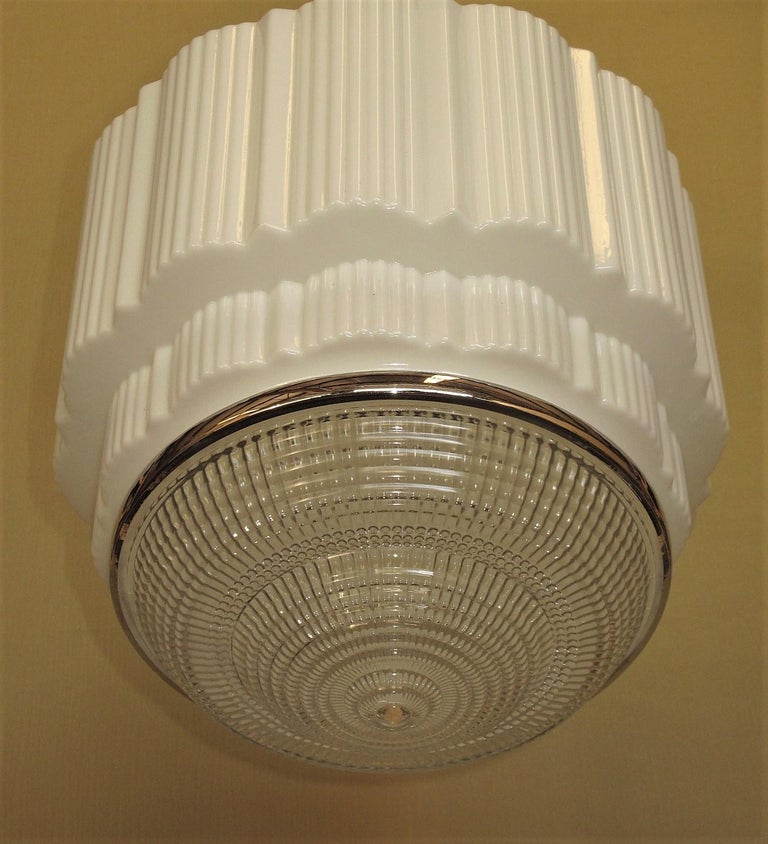 Large Bank Lobby Ceiling Fixture, circa 1925. Priced per pair For Sale ...