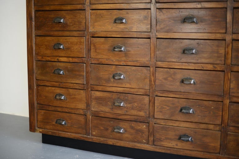 Large Bank of French Hardware Store Drawers, circa 1910 at 1stDibs