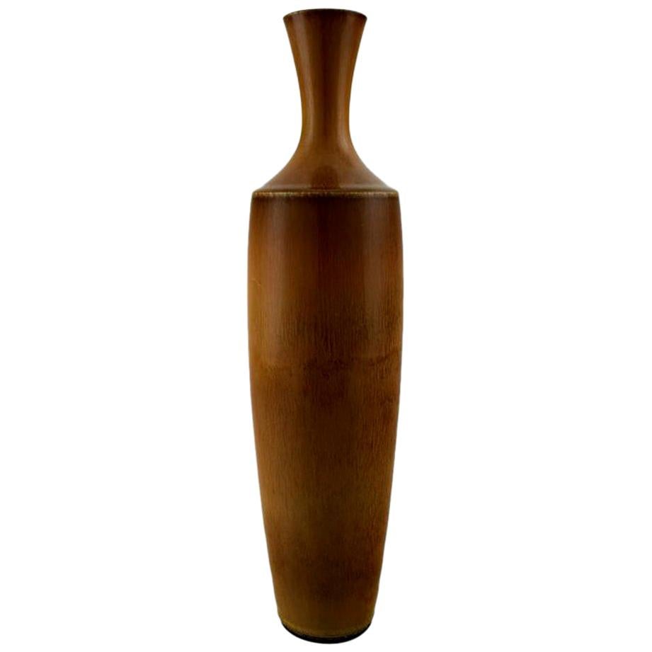 Large Berndt Friberg Studio Art Pottery Vase, Modern Swedish, Mid-20th ...