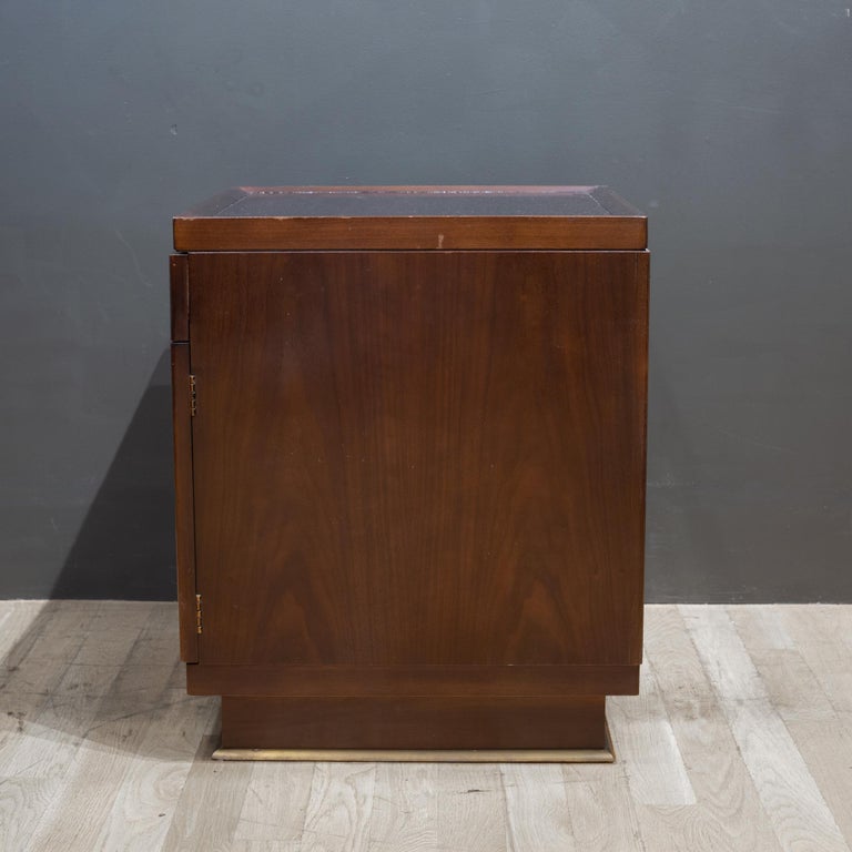 Large Bill Sofield for Baker Furniture Mahogany Nightstand at 1stDibs