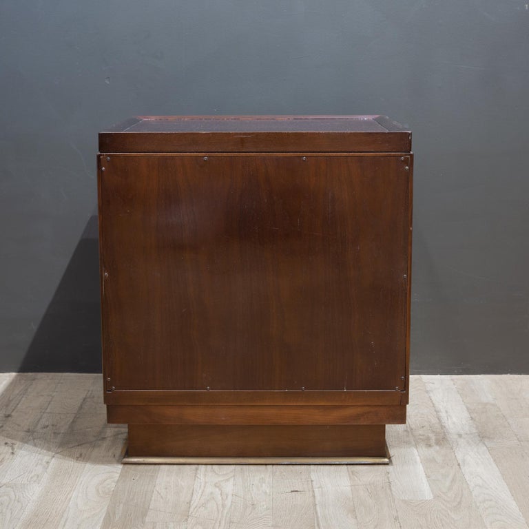 Large Bill Sofield for Baker Furniture Mahogany Nightstand at 1stDibs