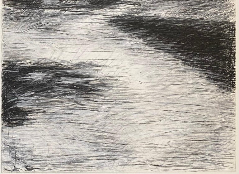 Large Black and White Painting Attributed to Beatrix Syjuco For Sale at ...