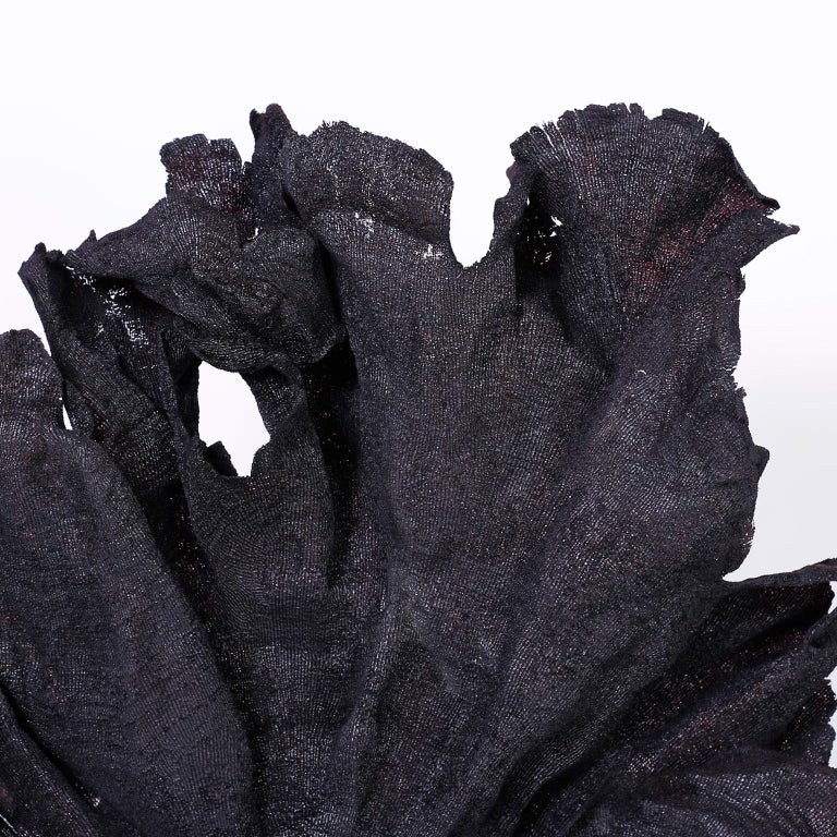 Large Black Fishnet Sea Sponge at 1stDibs