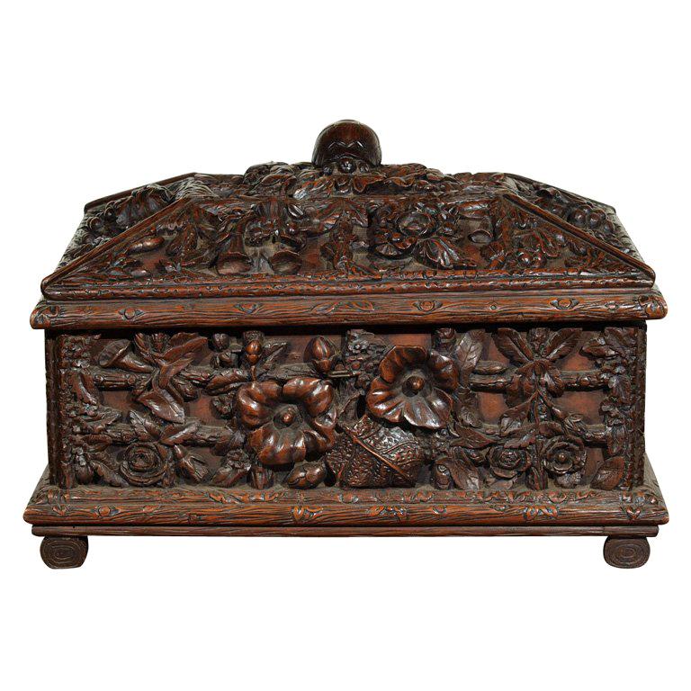 LARGE BLACK FOREST BOX For Sale at 1stDibs