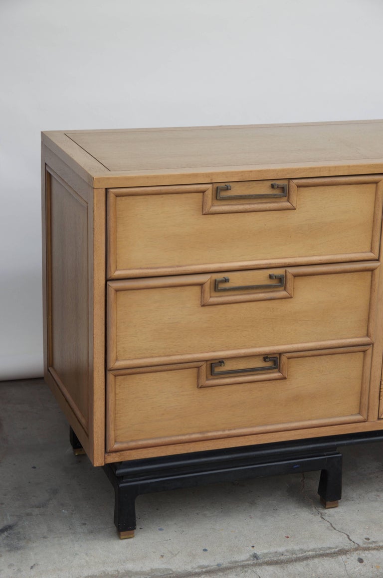 Large Bleached Mahogany Dresser by American of Martinsville For Sale at ...