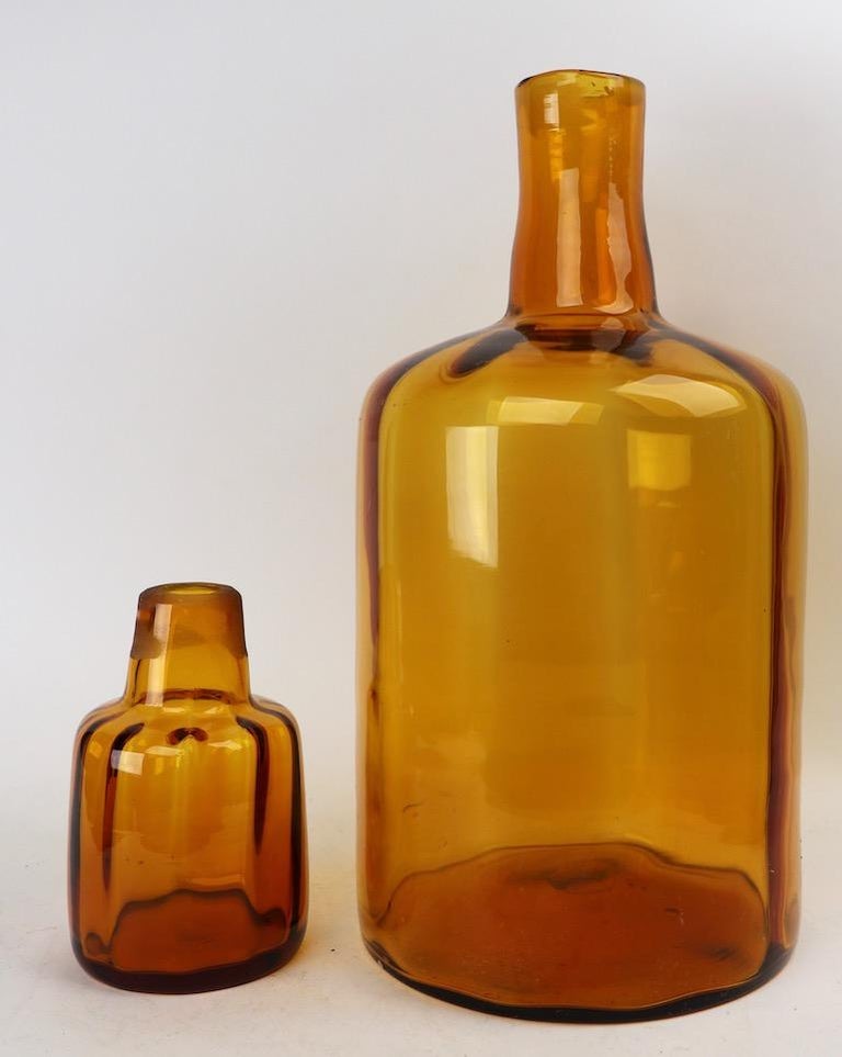 Large Blenko Bottle at 1stDibs