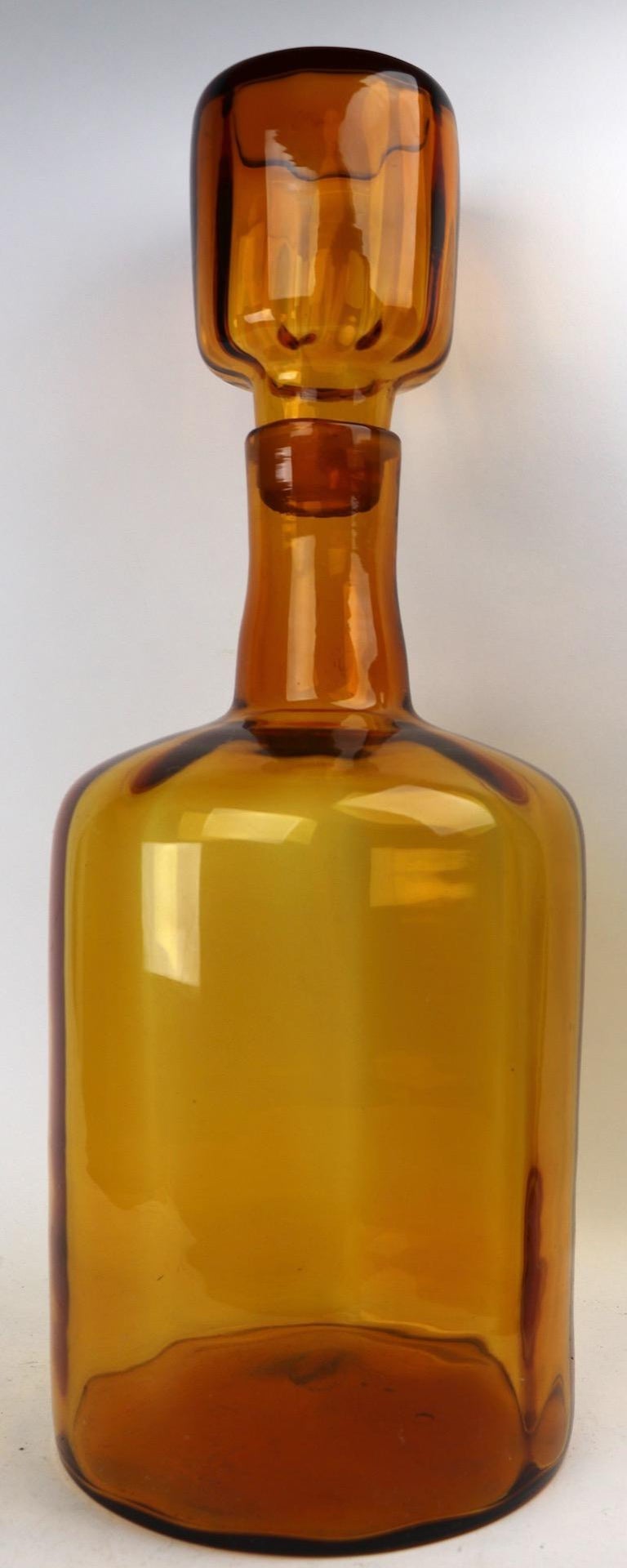 Large Blenko Bottle at 1stDibs