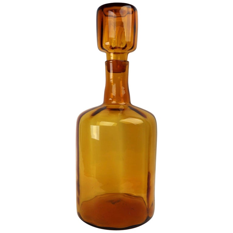Large Blenko Bottle at 1stDibs