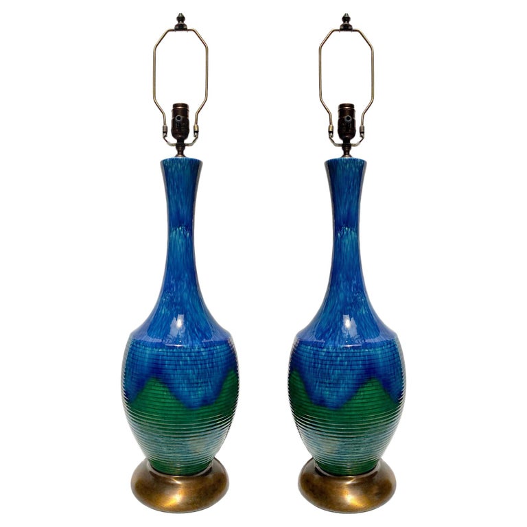 Large Mid Century Table Lamps For Sale at 1stDibs