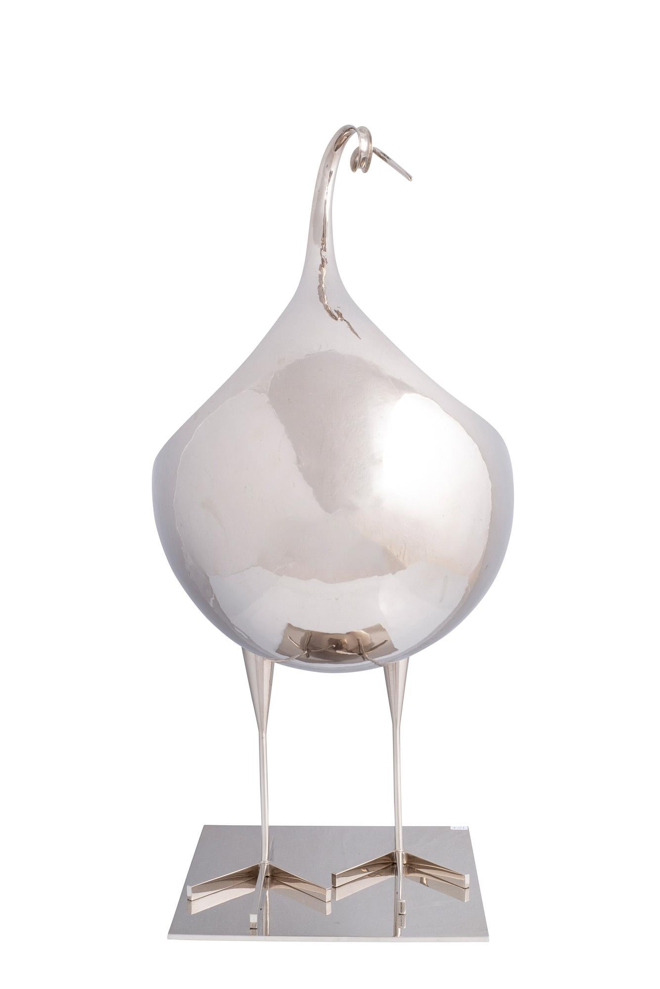 Large Bowl 'Jardinière' in the Form of a Bird, Franz Hagenauer, 1970s ...