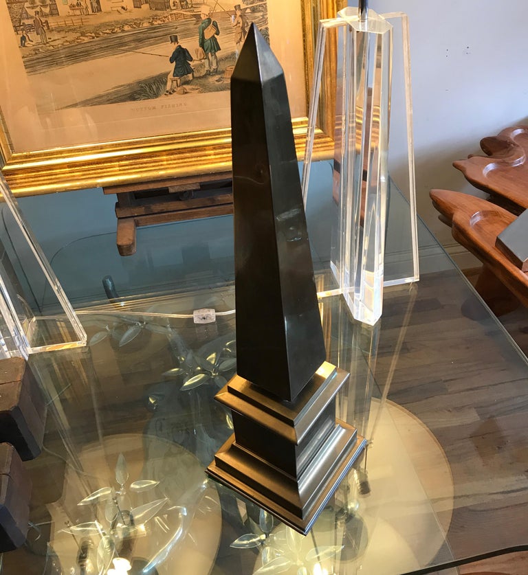 Large Brass Obelisk at 1stDibs | obelisk for sale