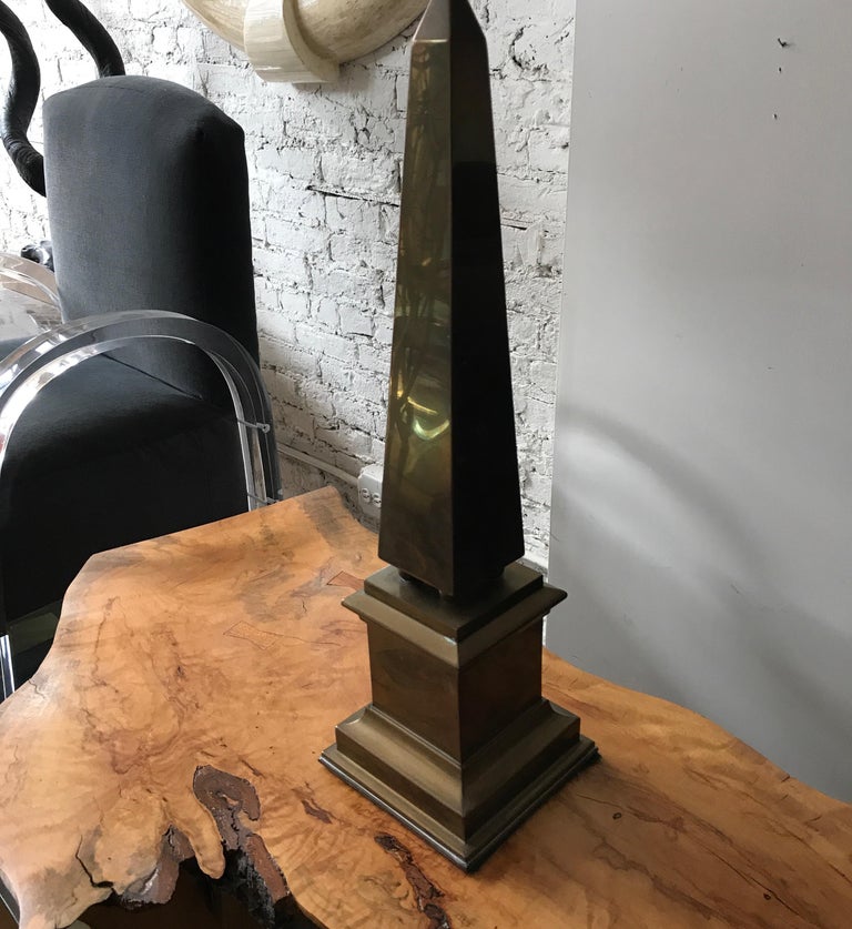Large Brass Obelisk at 1stDibs | obelisk for sale