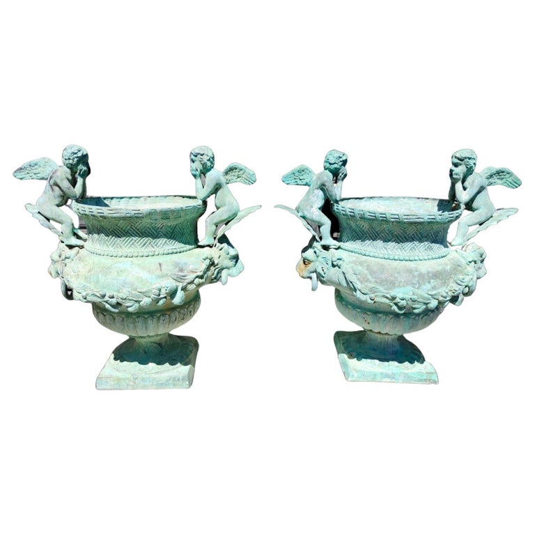 Large bronze cups from the beginning of the 20th century For Sale at ...