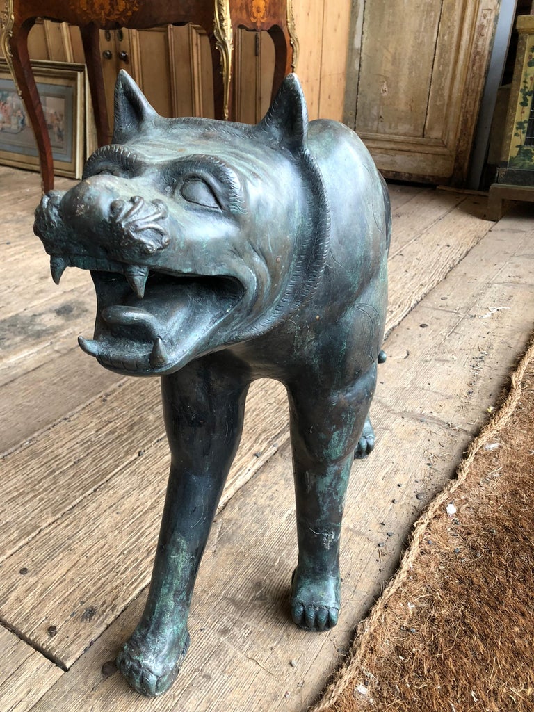 Phyllis Morris Bronze Cat Sculpture For Sale at 1stDibs