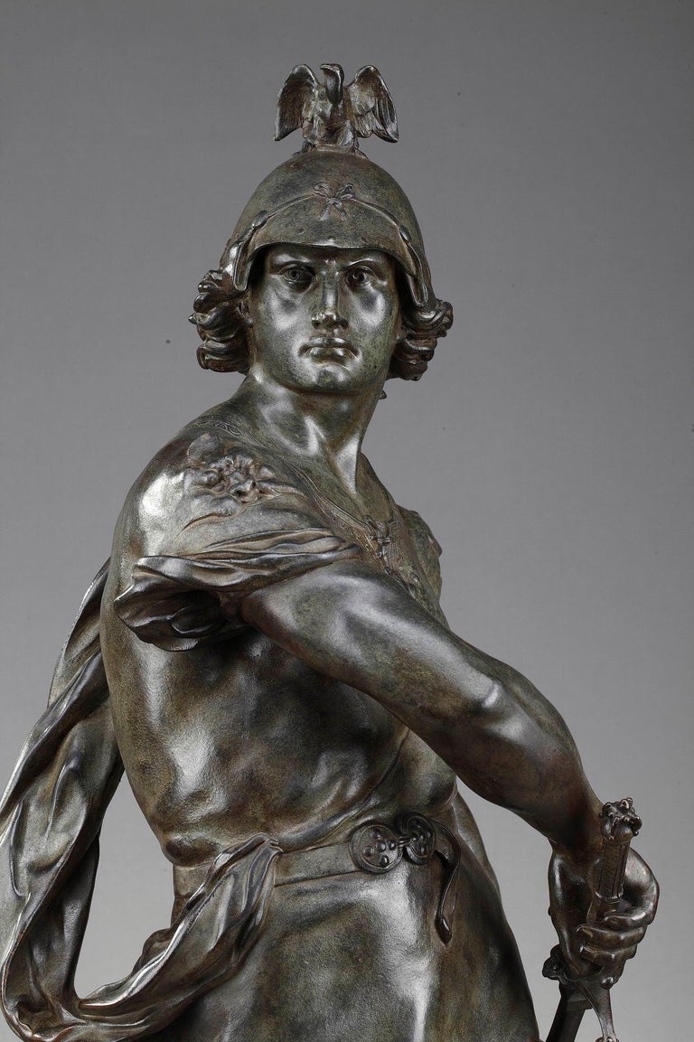 Large Bronze Statue Bellum by Emile-Louis Picault ''French, 1833-1915 ...