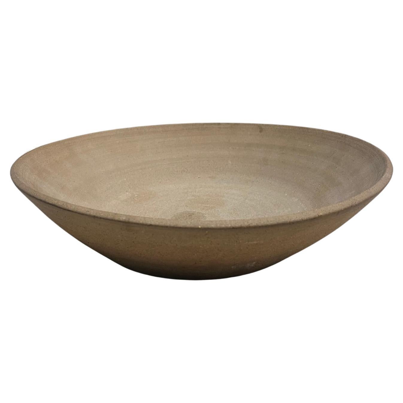 Large Burlwood Circular Vessel For Sale at 1stDibs