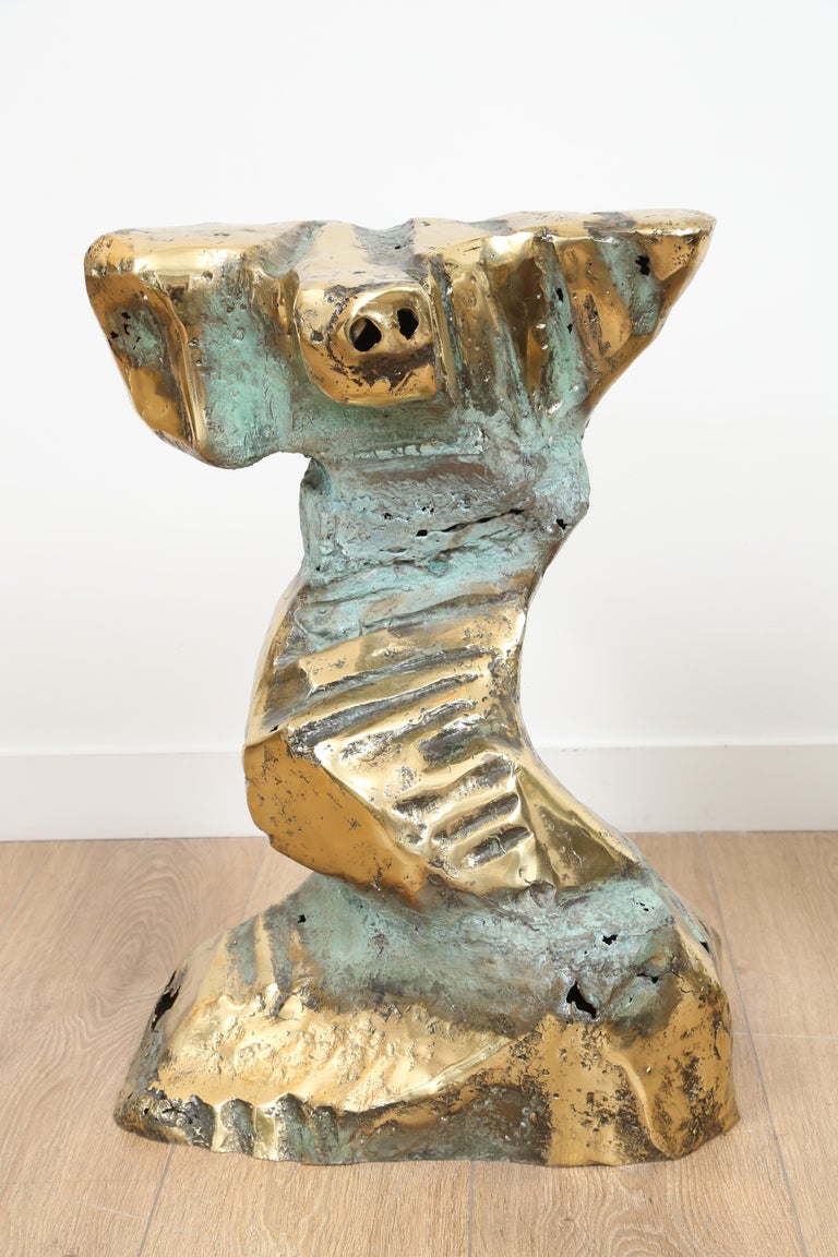 Large Brutalist Bronze Sculptures, USA, 1970s at 1stDibs