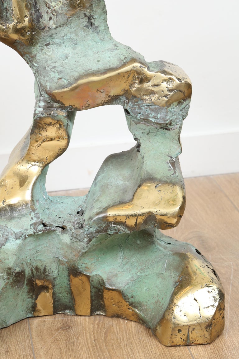 Large Brutalist Bronze Sculptures, USA, 1970s at 1stDibs