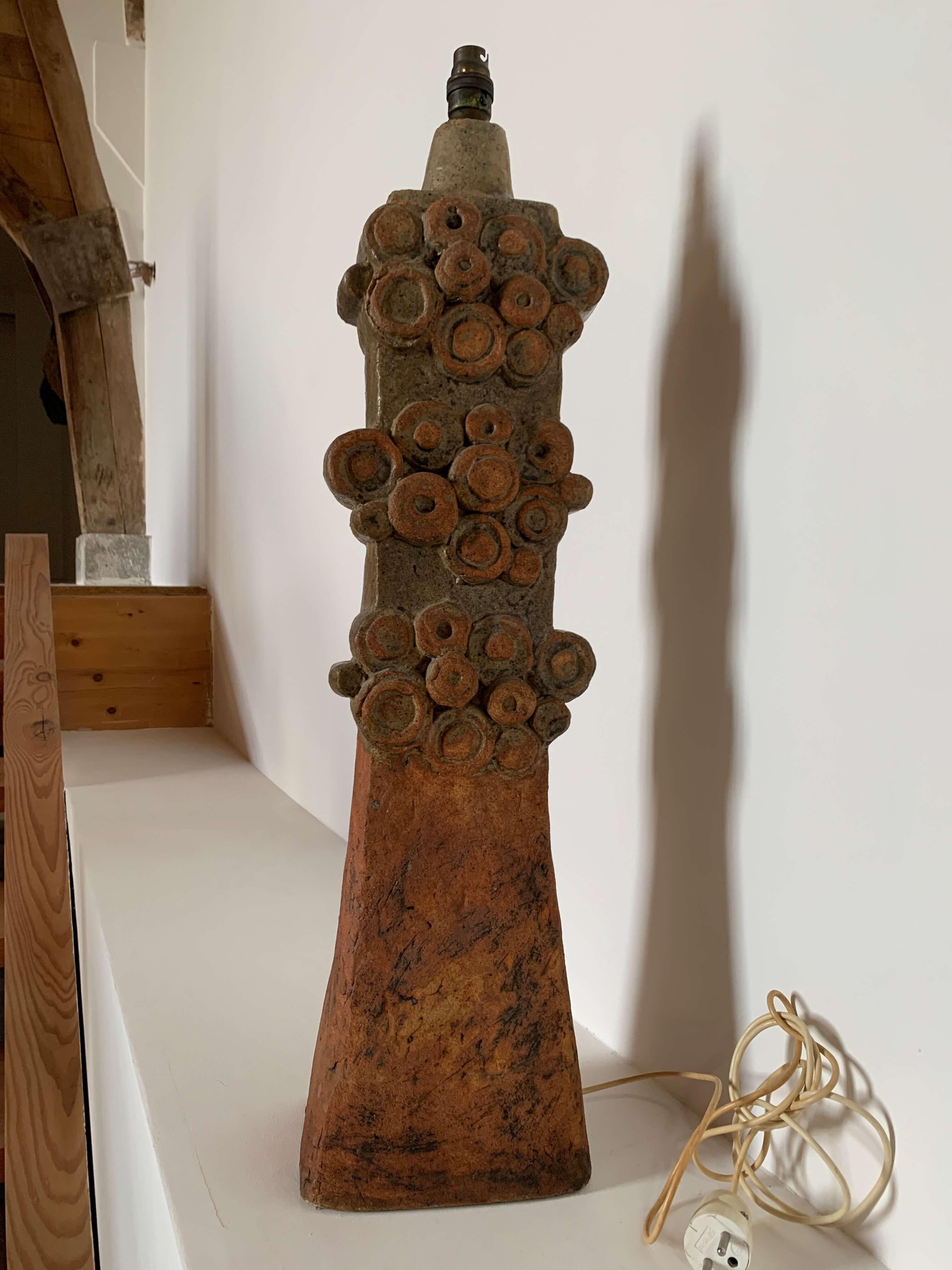 Large brutalist Lamp, Bernard Rooke 1960 For Sale at 1stDibs