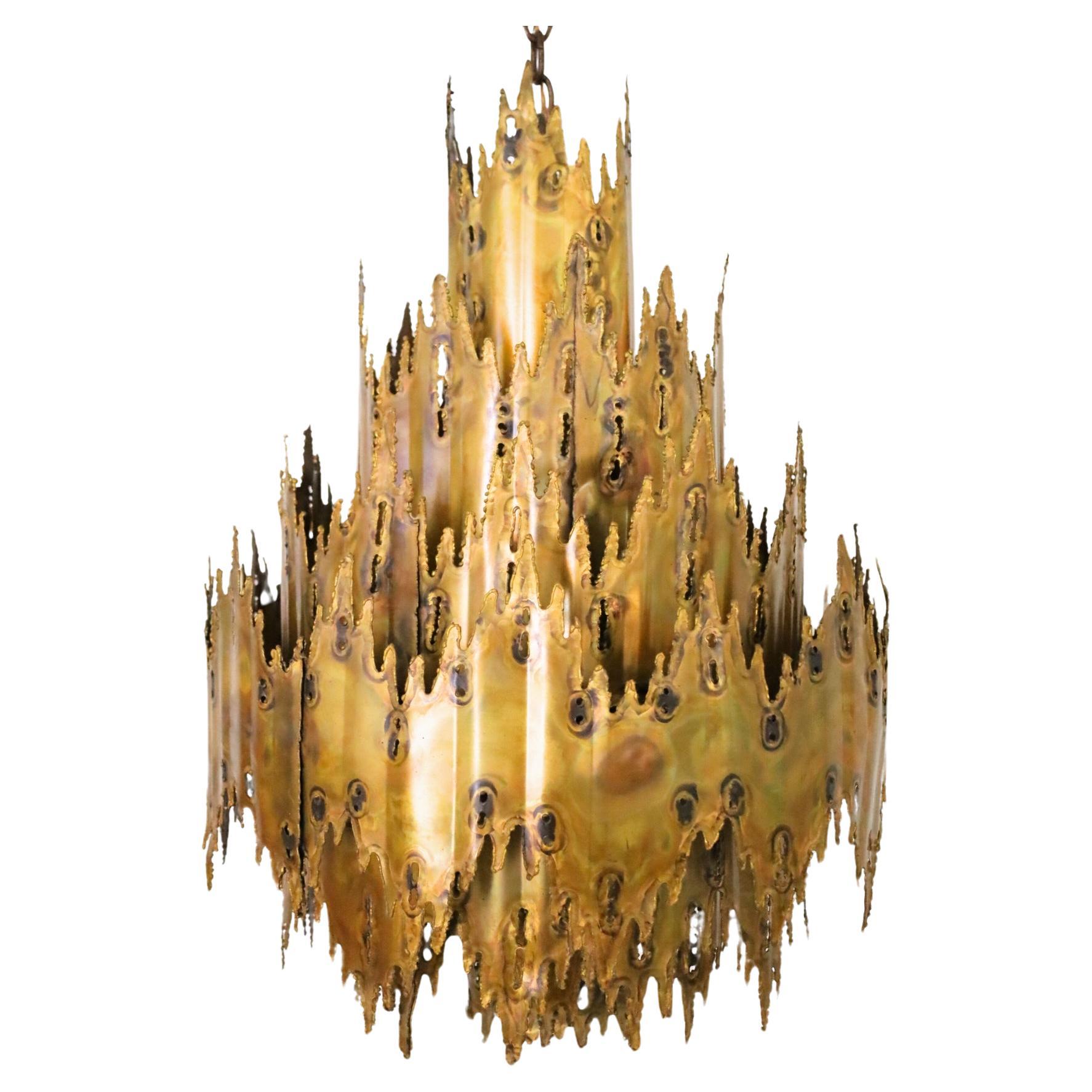 Tom Greene Brutalist Chandelier at 1stDibs | tom greene chandelier, tom ...