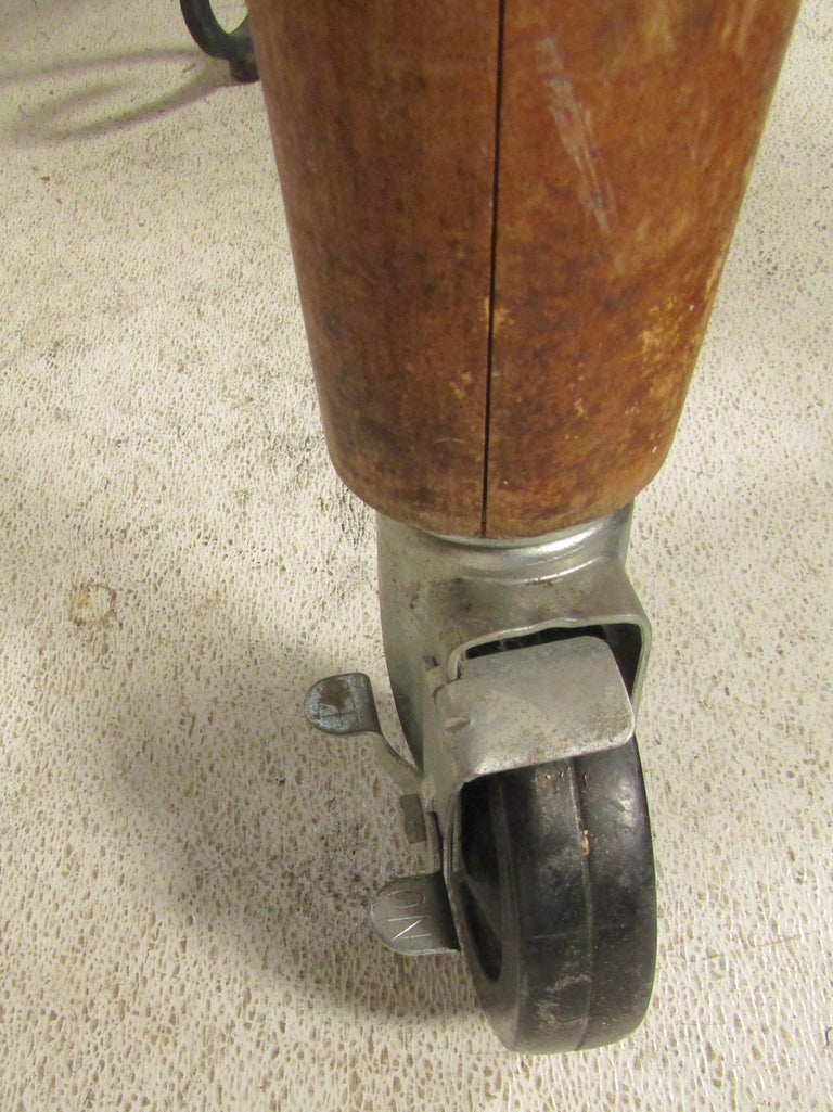 Large Butcher Block Table at 1stDibs