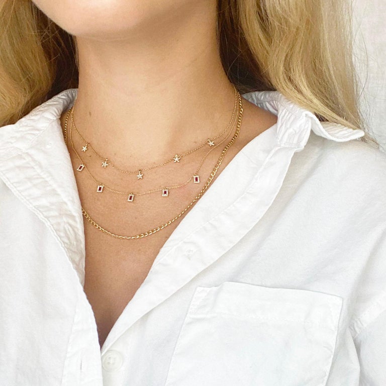 Large Cable Chain Long 14 Karat Yellow Gold, Long Necklace Chain 22inch ...