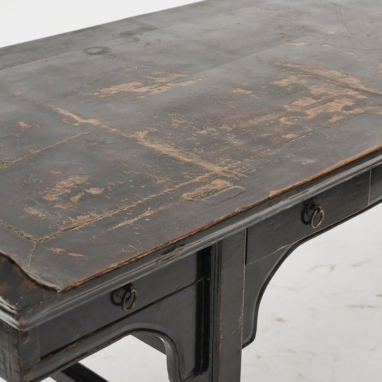 Large Calligraphy Console Table at 1stDibs