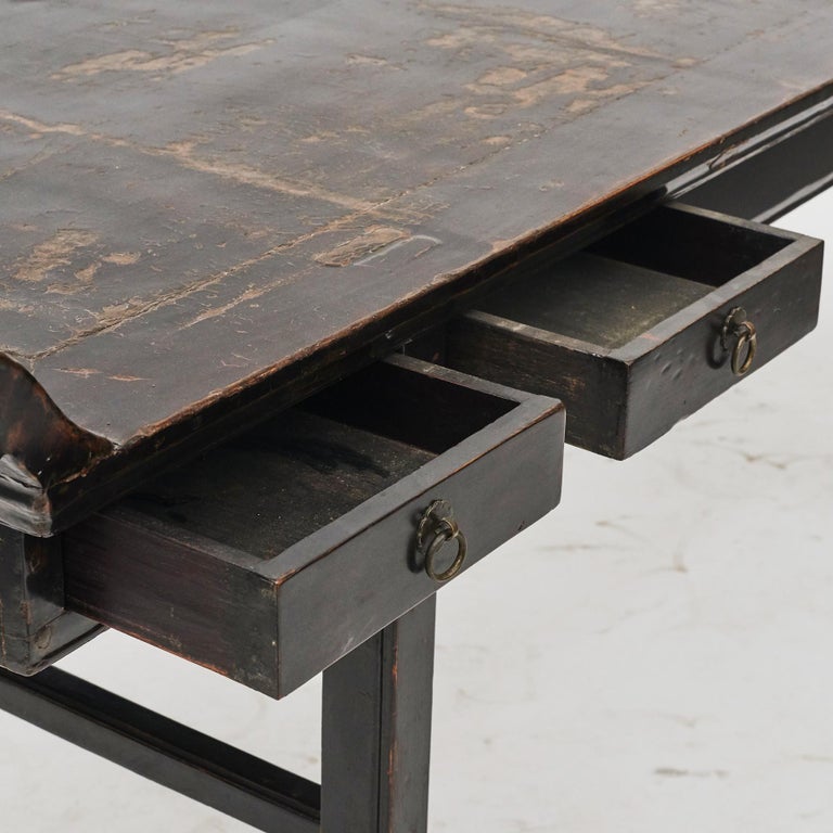 Large Calligraphy Console Table at 1stDibs