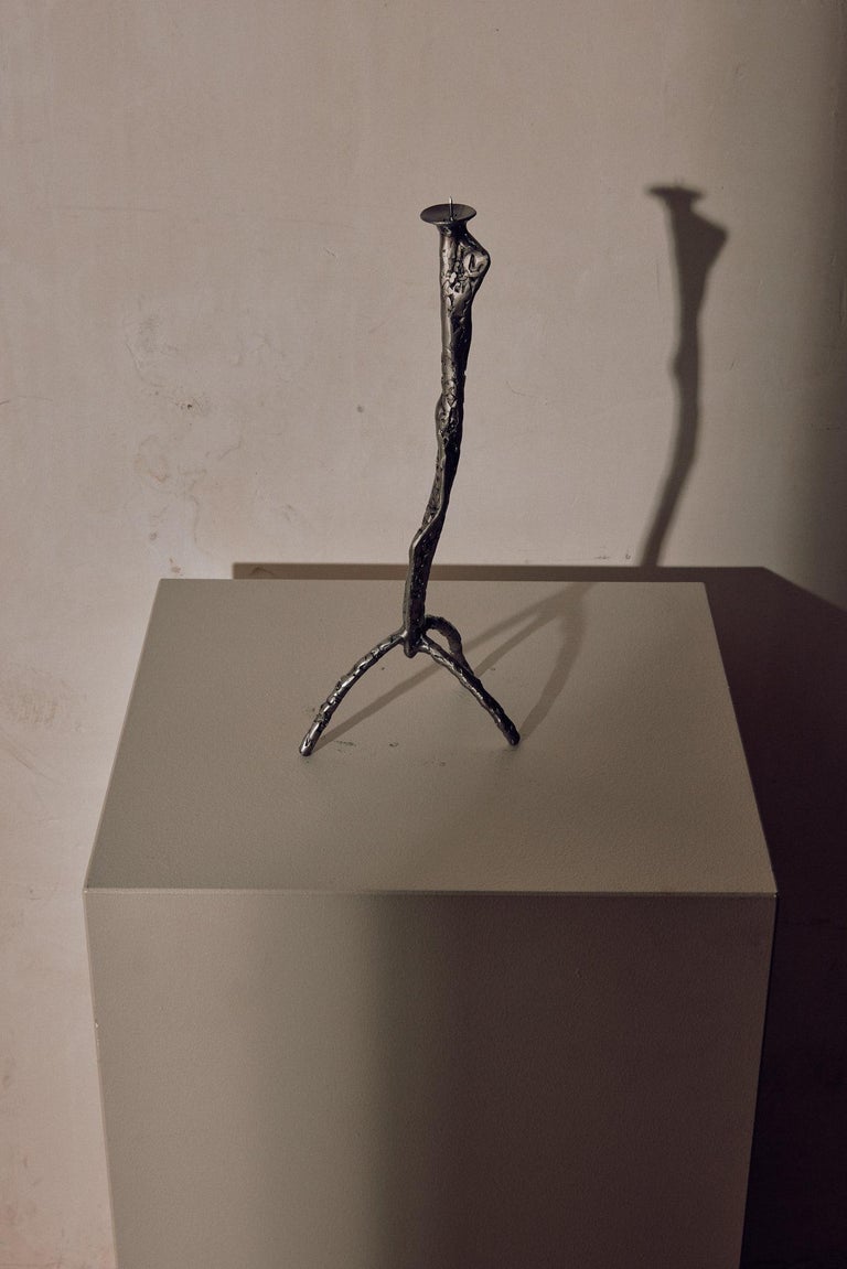 Large Candle Stick by Michael Gittings For Sale at 1stDibs