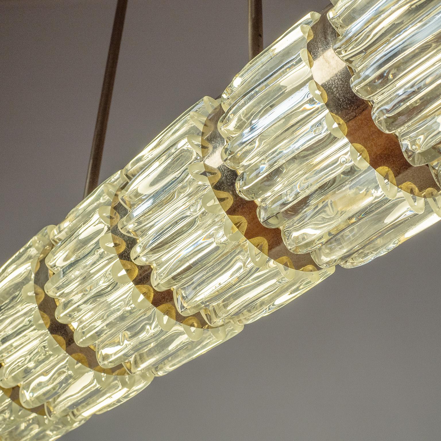 Large Carlo Scarpa Venini Chandelier, 1930s For Sale at 1stDibs