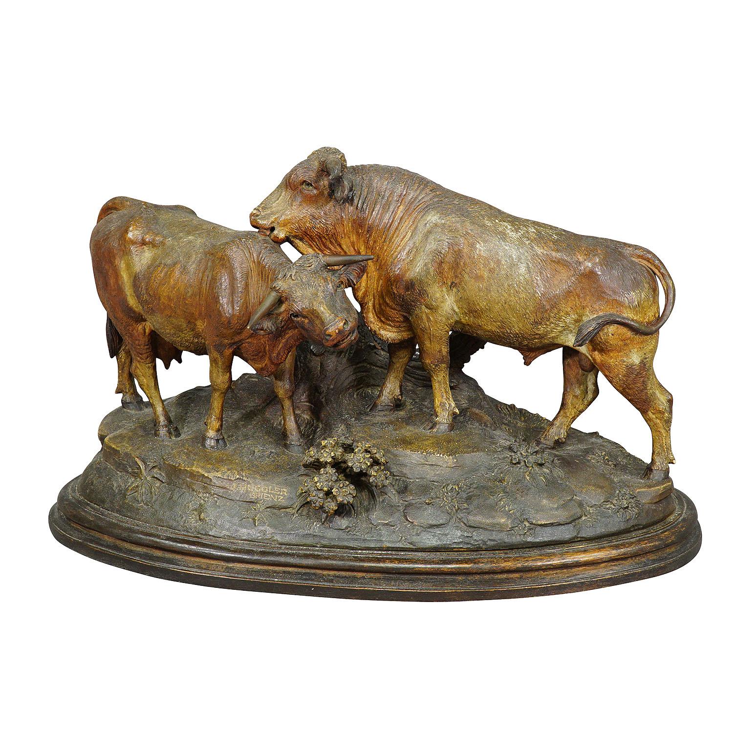 Vintage Carved Bull, English, White Onyx, Ornamental Display Figure ...