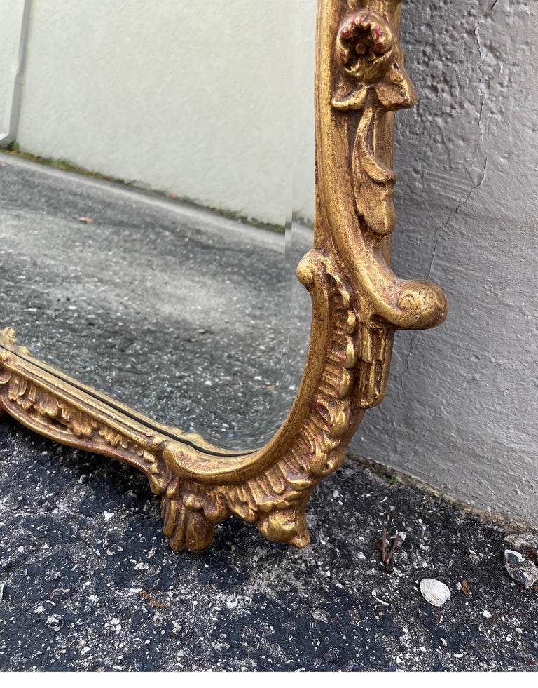 Large Carved and Gilded Mirror at 1stDibs | large gilded mirror, large ...