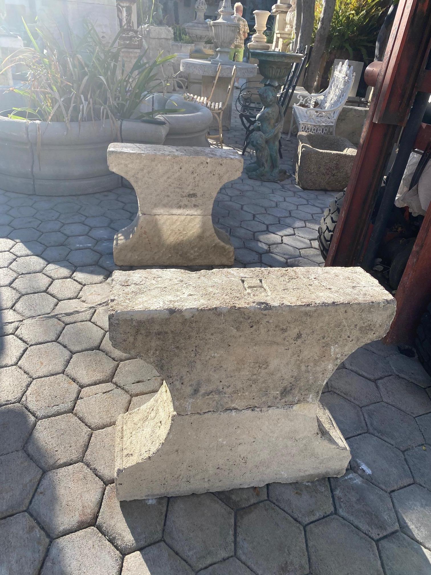 Large Carved Stone Antique Garden Outdoor Indoor Dining Coffee Table ...