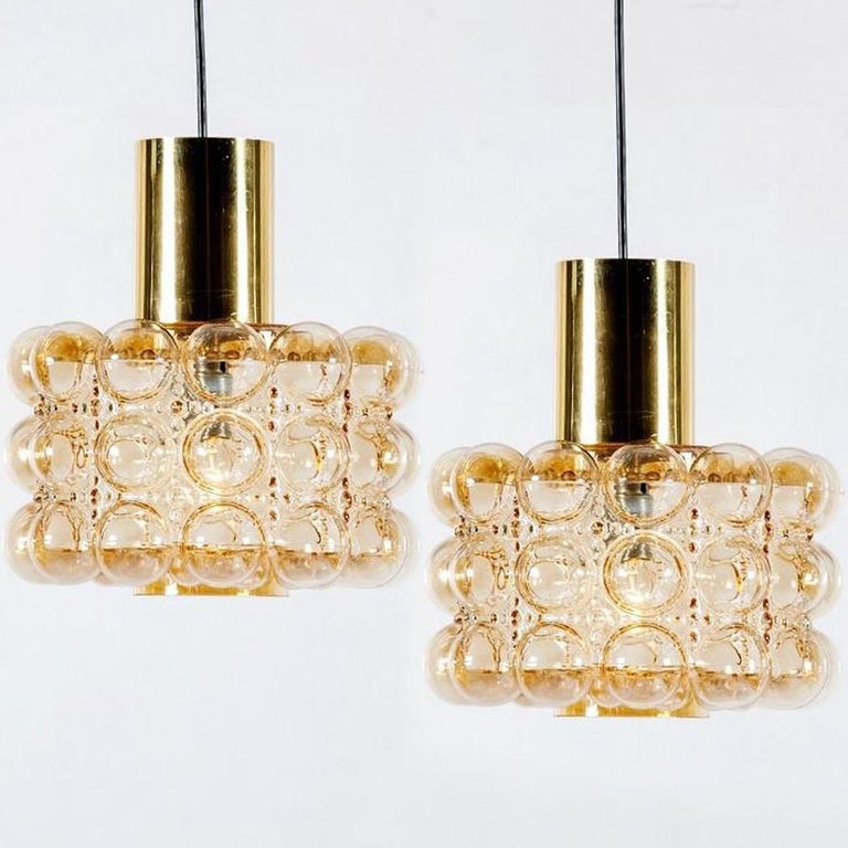 Large Cascade Light Fixture with Seven Pedant Lights by Helena Tynell ...