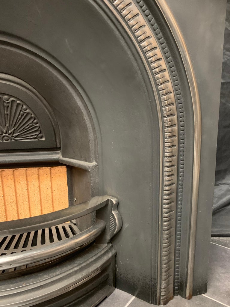 Large Cast Iron Fireplace Insert in the Victorian Style at 1stDibs ...