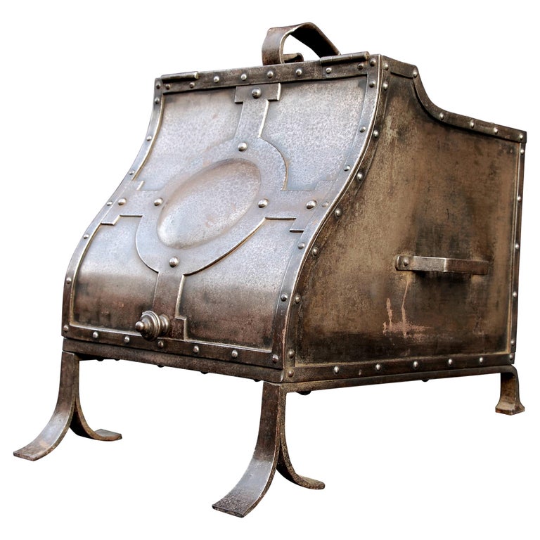 An Unusual English Antique Coal Box. For Sale at 1stDibs | antique coal bin