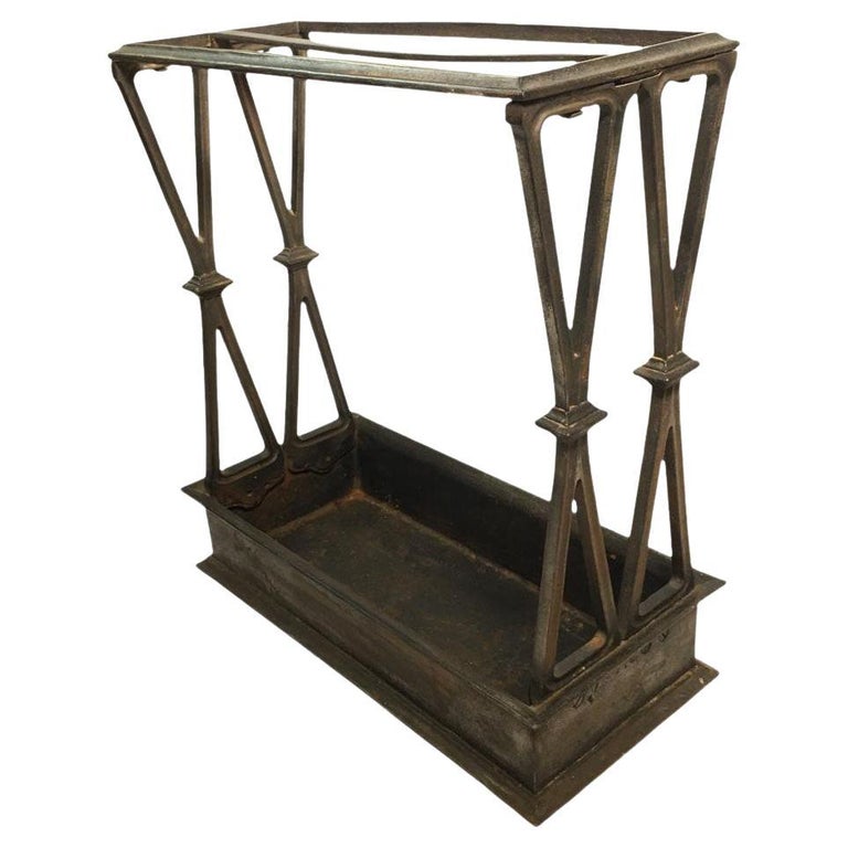 Large Cast Iron Umbrella Stand For Sale at 1stDibs