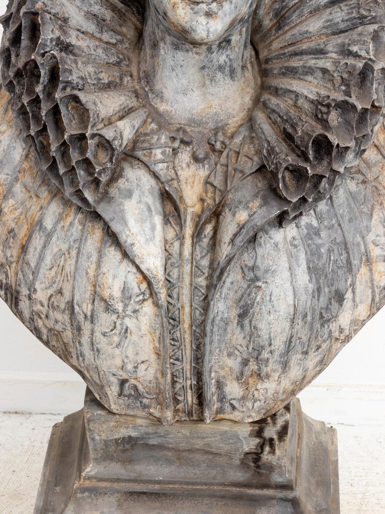 Large Cast Resin Bust of Woman For Sale at 1stDibs