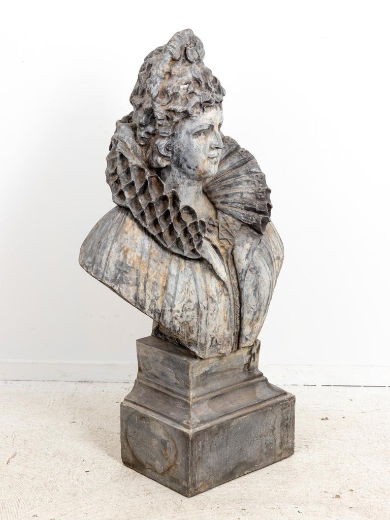 Large Cast Resin Bust of Woman For Sale at 1stDibs