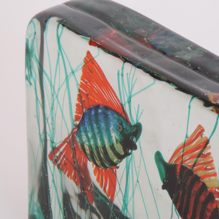 Large Cenedese Murano Glass Aquarium, Italy, 1950s For Sale at 1stDibs