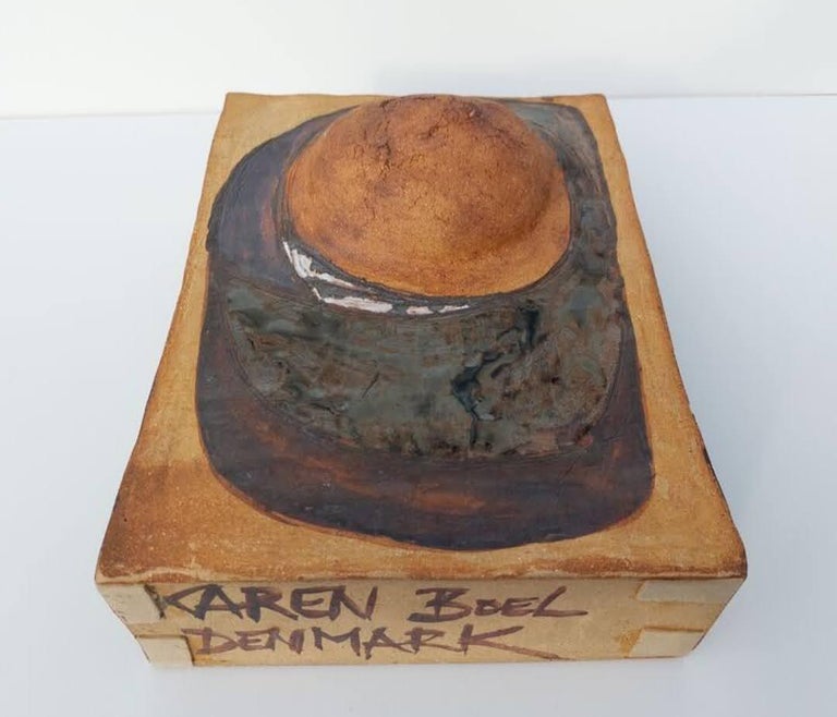 Large Ceramic and Chamotte Earthenware Vase, 1970, Karen Boel For Sale ...